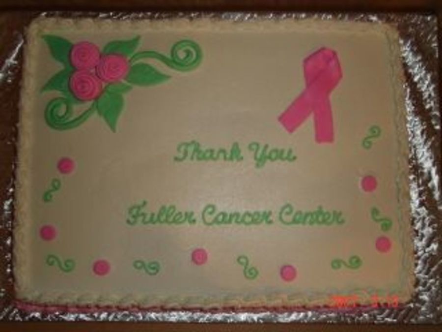 Breast Cancer Cake - CakeCentral.com