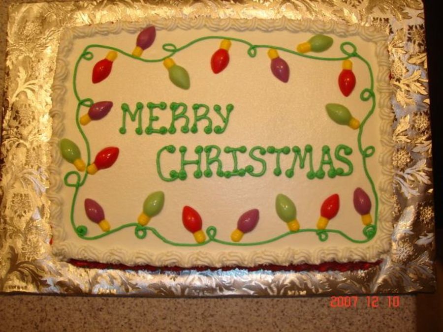 Very Simple Christmas Cake - CakeCentral.com