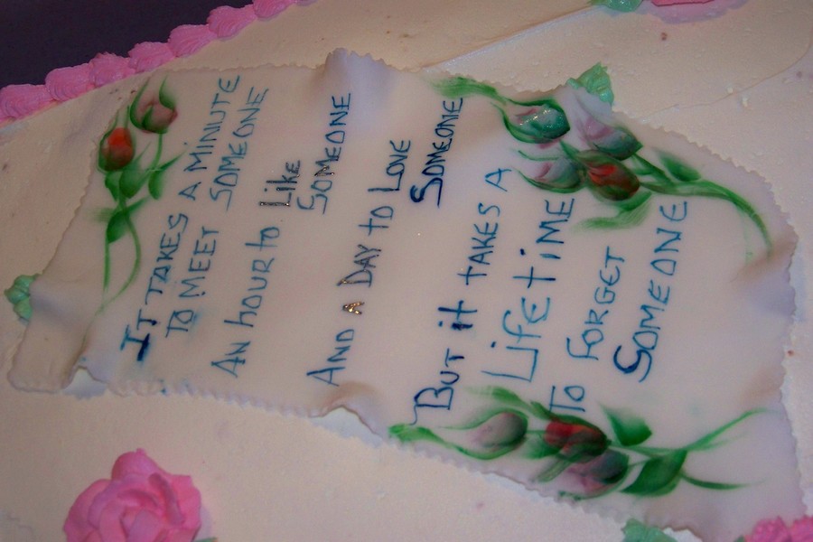 Memorial Cake - CakeCentral.com