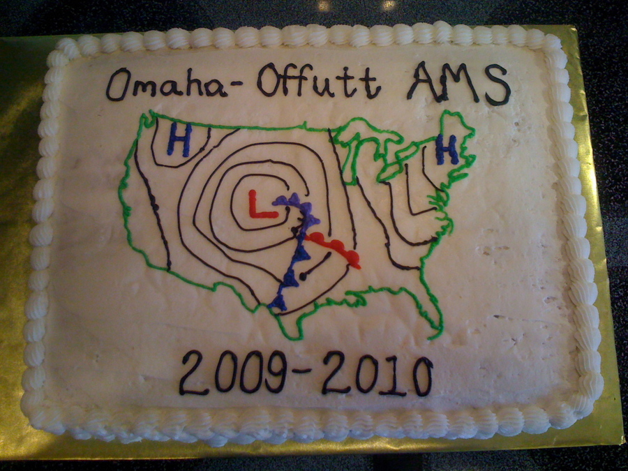 Weather Map Cake - CakeCentral.com