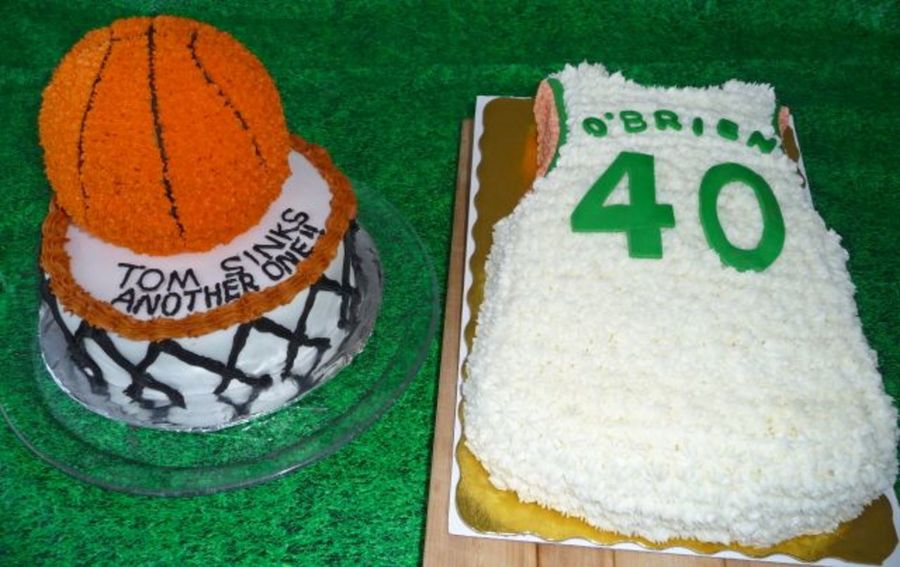 Basketball Birthday Cakes For A Boston Celtics Fan - CakeCentral.com