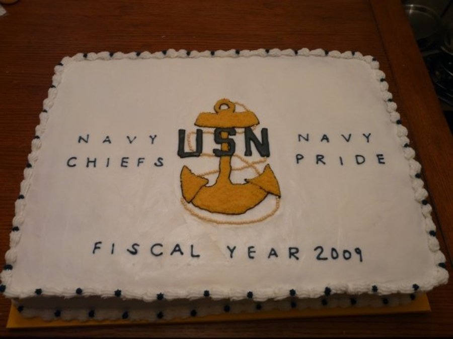 Navy Chief - CakeCentral.com