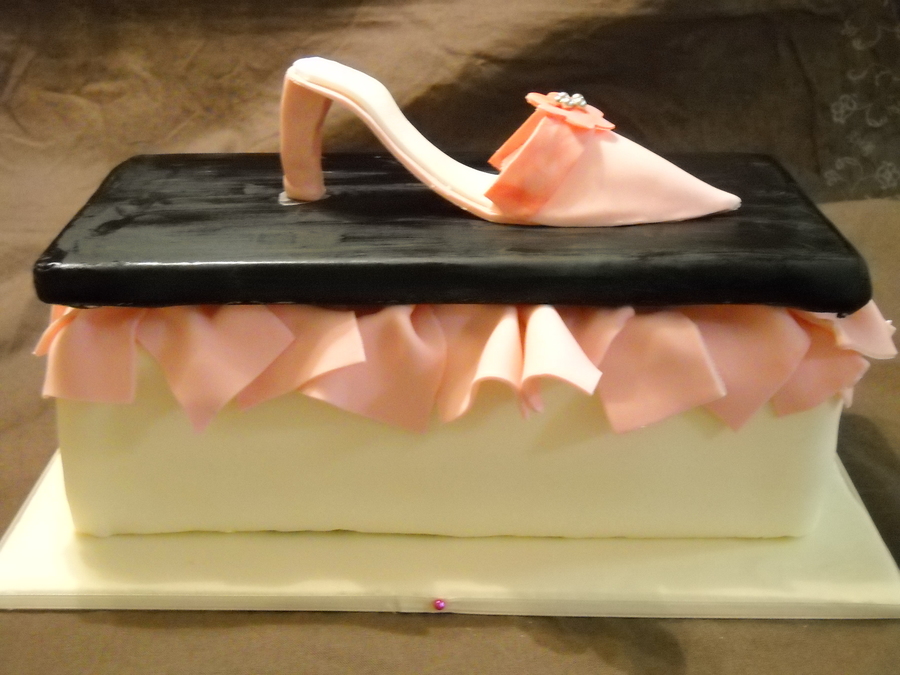 Pink Shoe Cake - CakeCentral.com