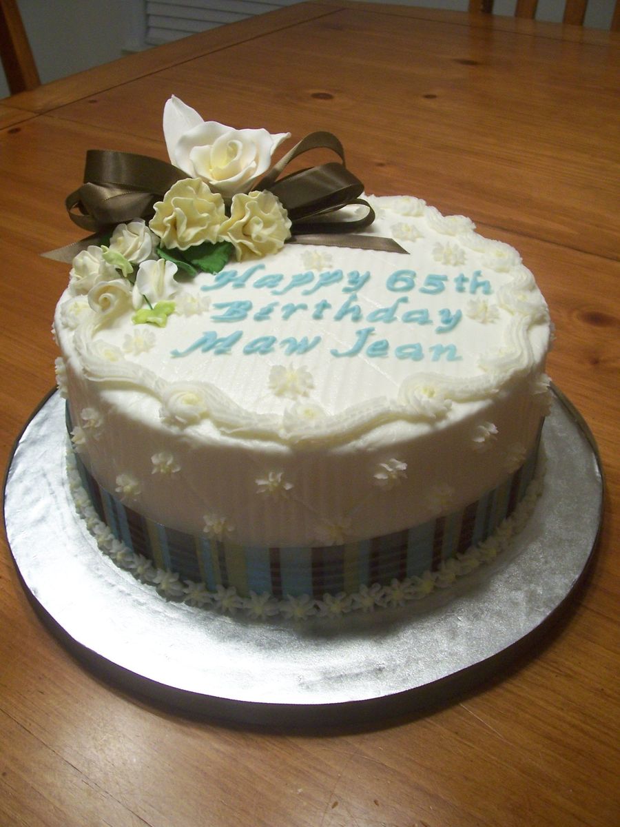 65Th Birthday - CakeCentral.com