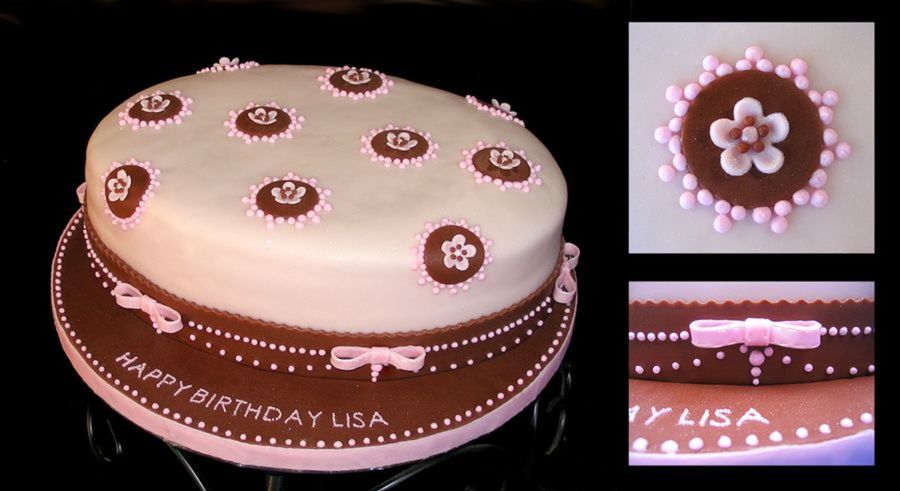 Lisas Birthday Cake - CakeCentral.com