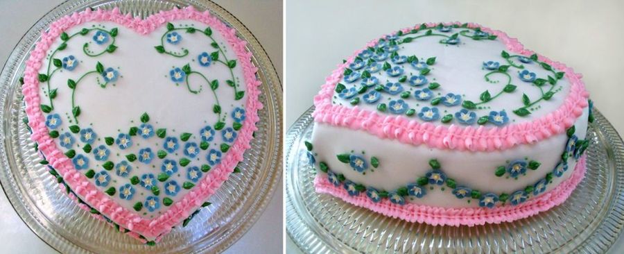 Forget-Me-Not Valentine - CakeCentral.com