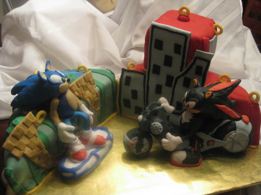 Shadow And Sonic - CakeCentral.com