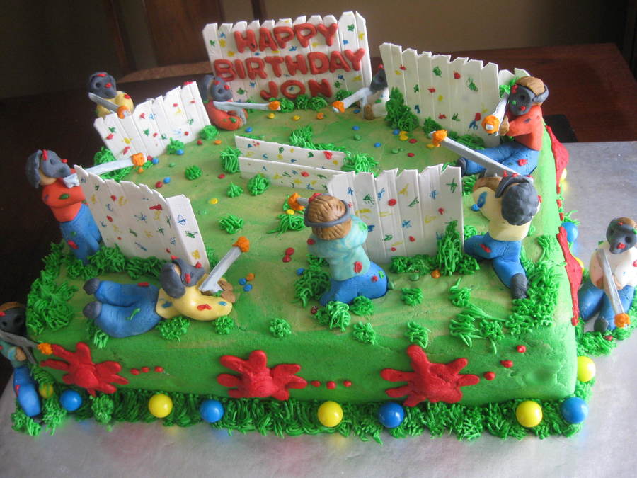 Paintball Birthday - CakeCentral.com