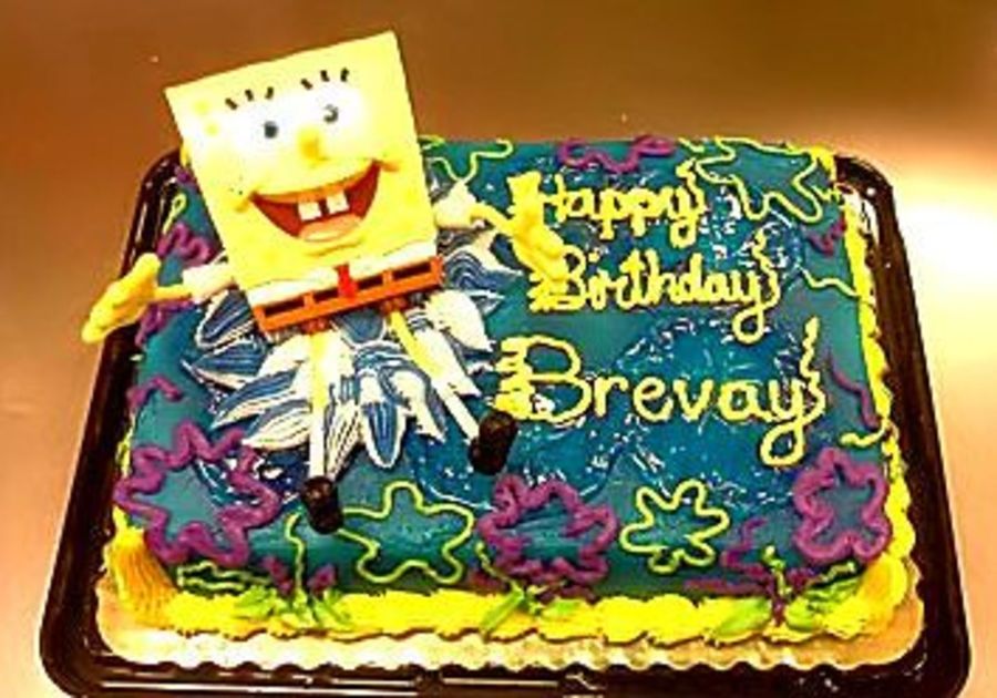 Sponge Bob Fun Splash - CakeCentral.com
