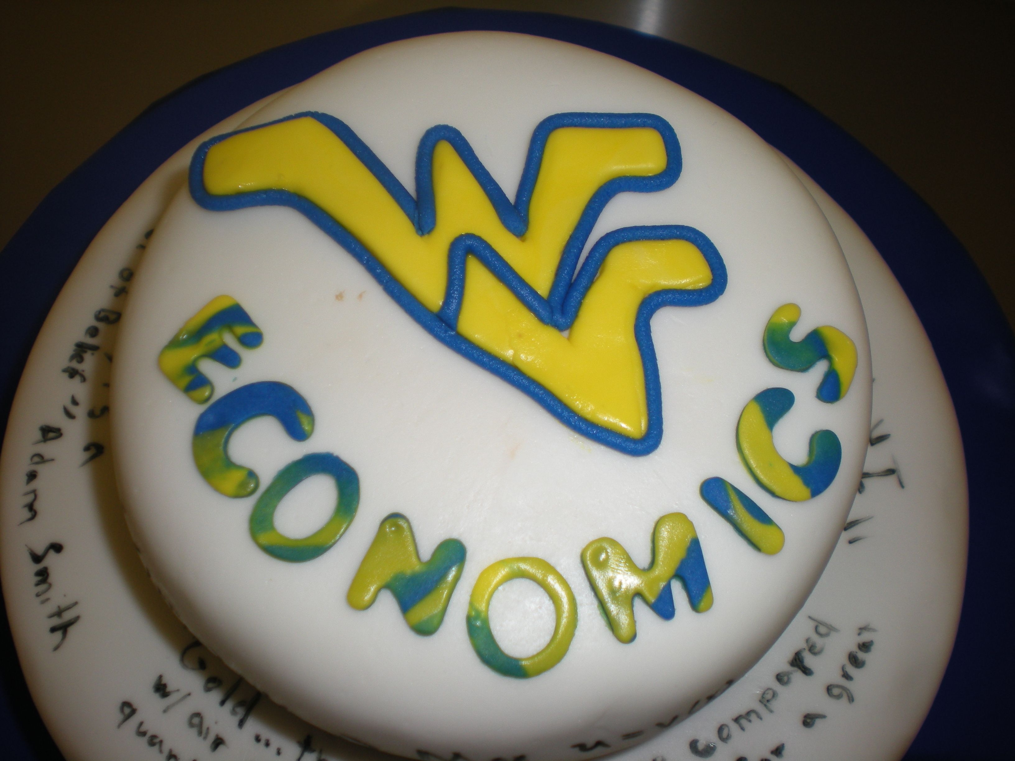 Economics Graduation Cake - CakeCentral.com