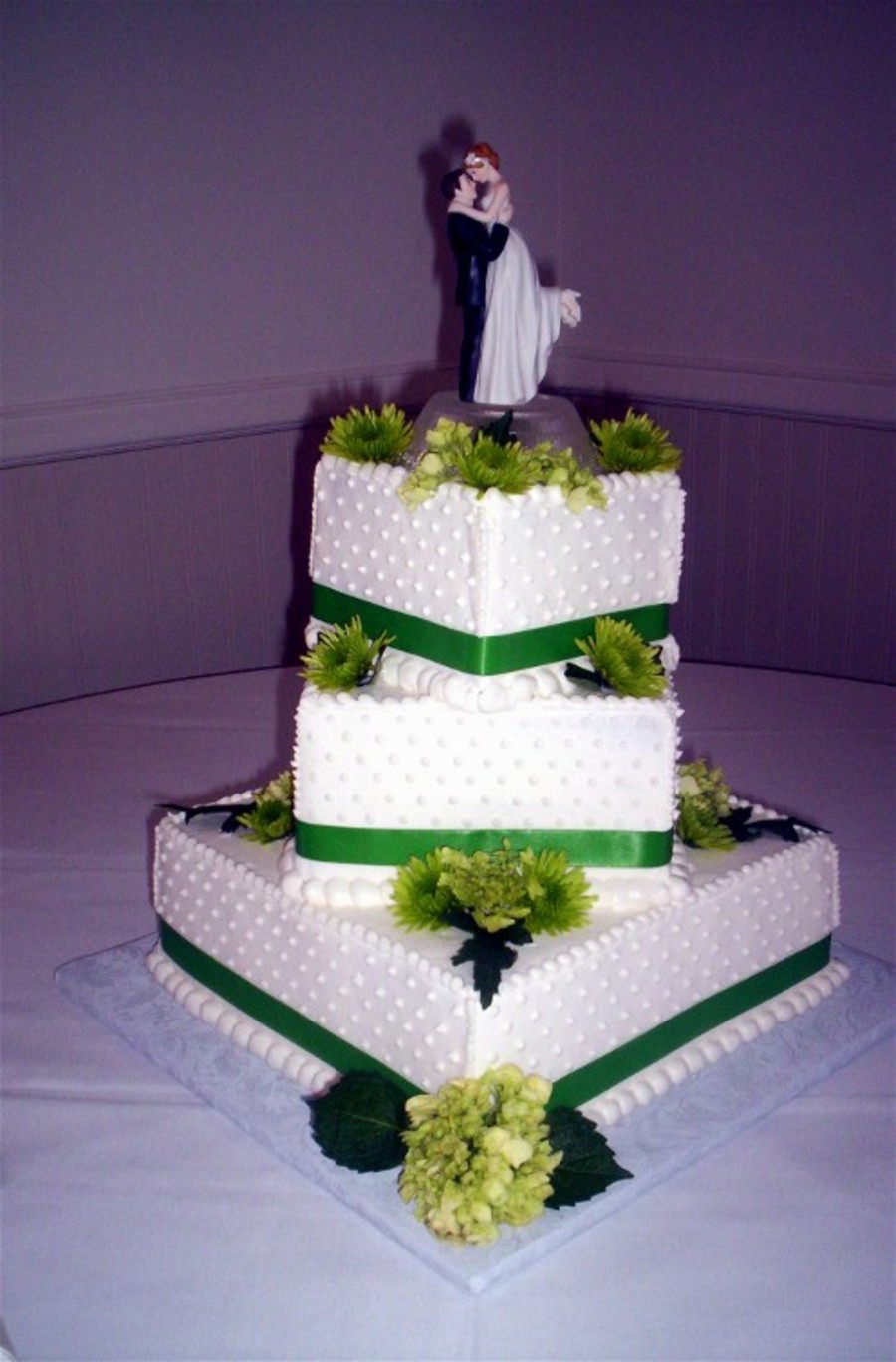 Three Tier Offset Square - CakeCentral.com