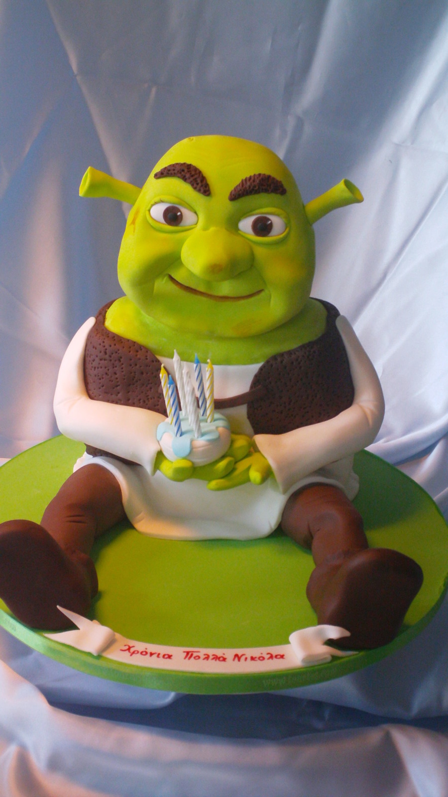 3D Shrek - CakeCentral.com