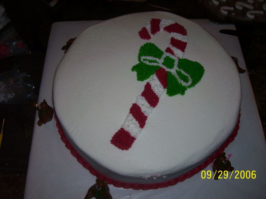 Candy Cane Cake - CakeCentral.com