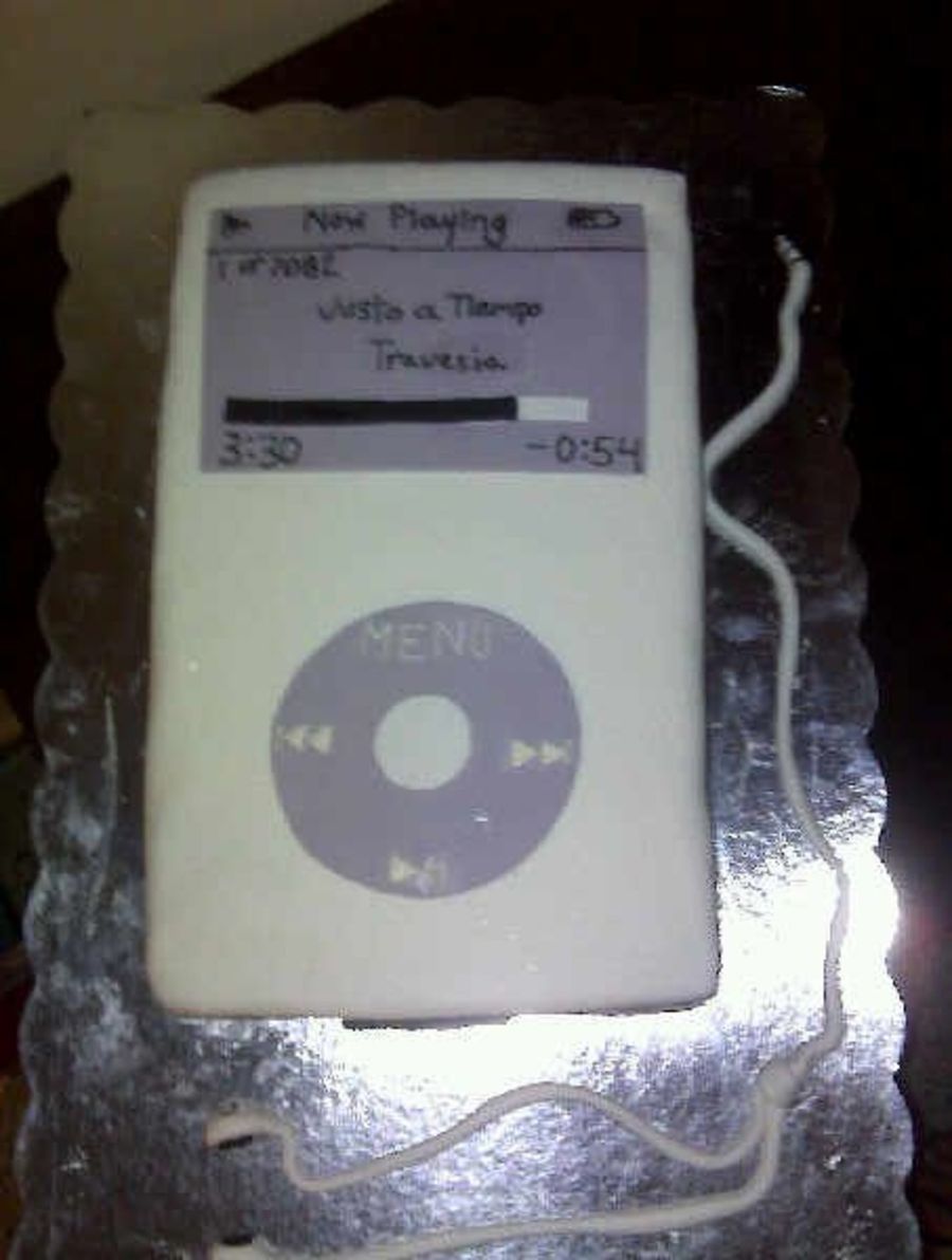 White Ipod - CakeCentral.com