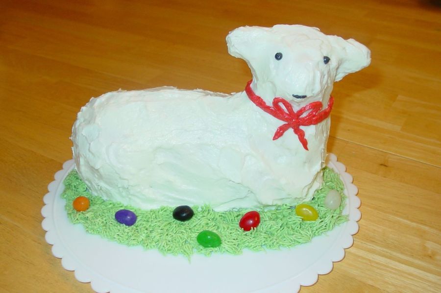 Easter Lamb Cake - CakeCentral.com