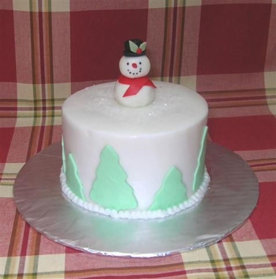 Snowman Mini - CakeCentral.com