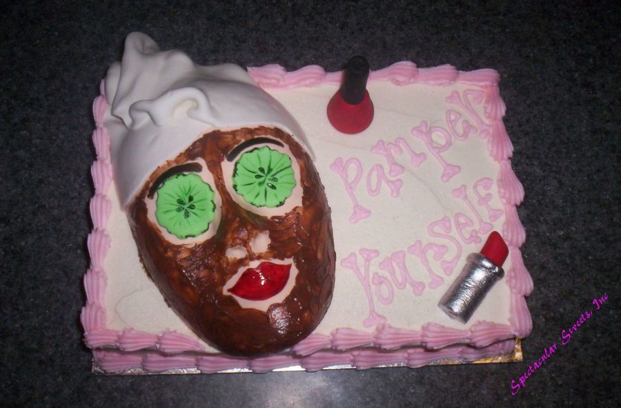 Spa Face - CakeCentral.com
