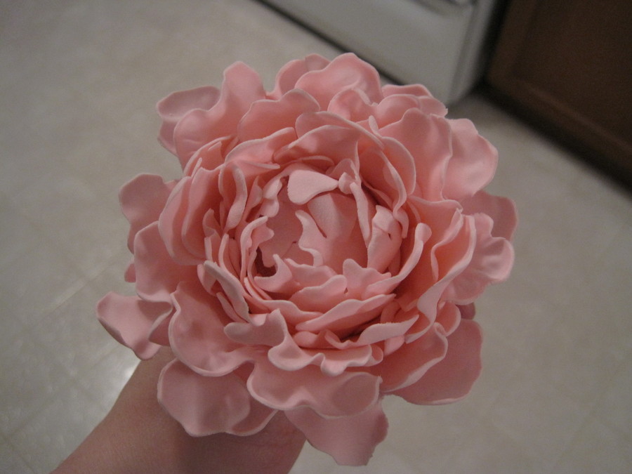 Gum Paste Peony - CakeCentral.com