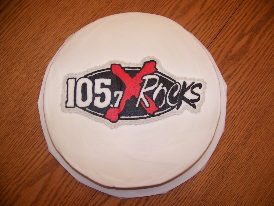 Cake With Radio Station Logo - CakeCentral.com