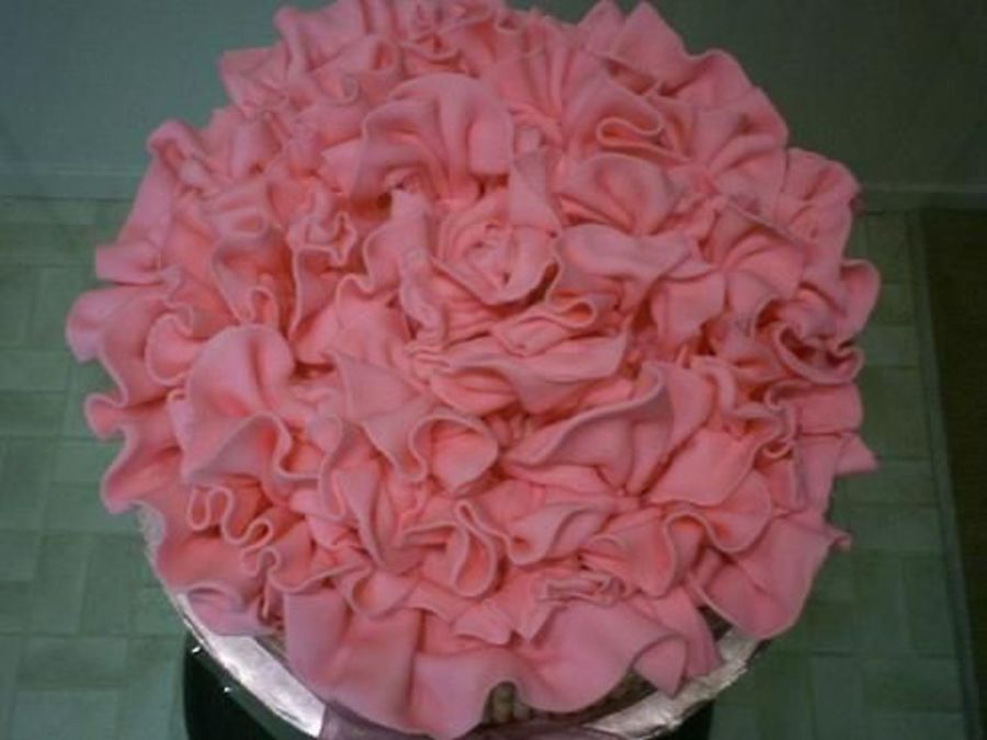 Chocolate Cigarellos And Fondant Ruffles - CakeCentral.com