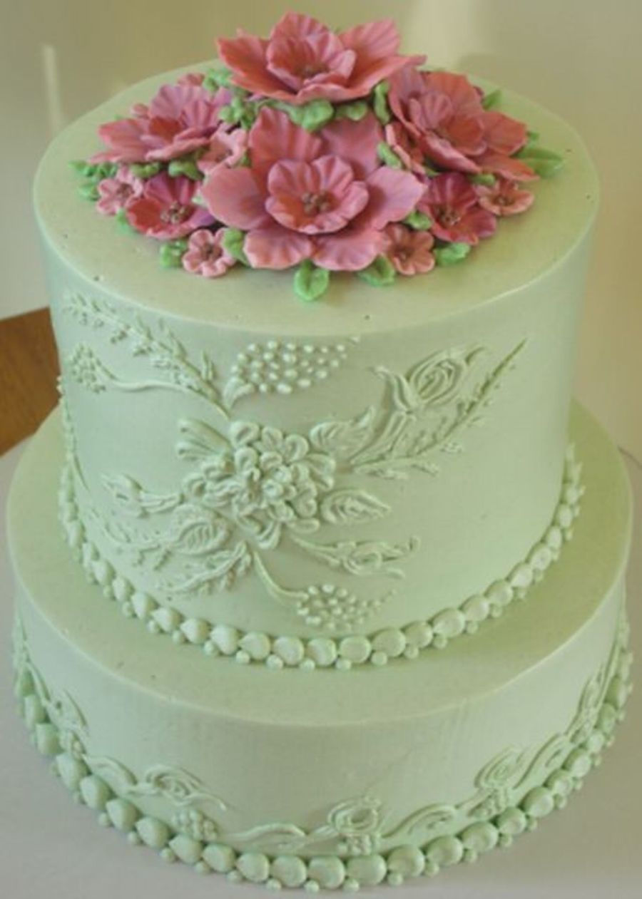 Petite "porcelain" Cake - CakeCentral.com