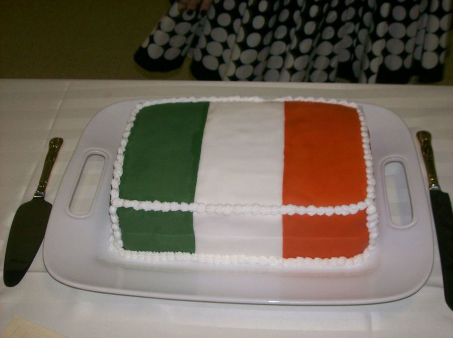 Irish Flag Cake - CakeCentral.com