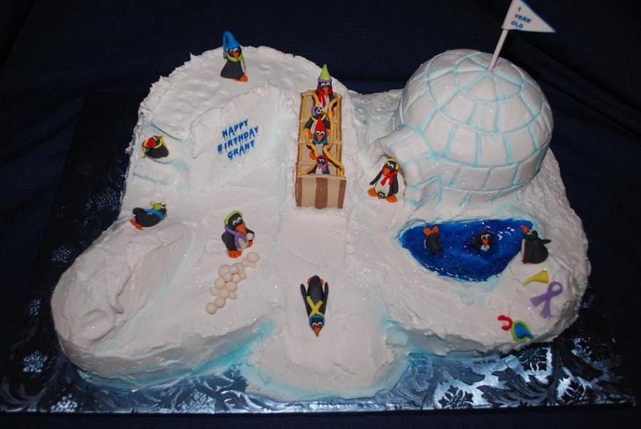 Penguin Playground - CakeCentral.com