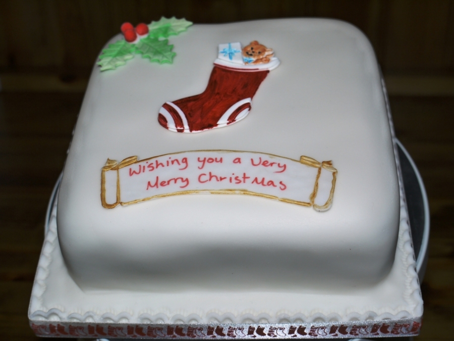 Christmas Stocking - CakeCentral.com