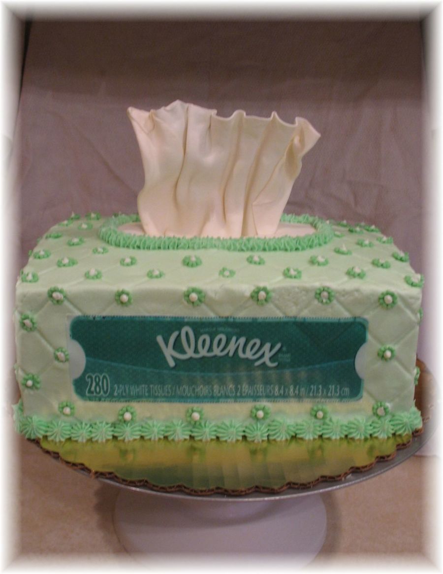 Tissue Box Cake - CakeCentral.com