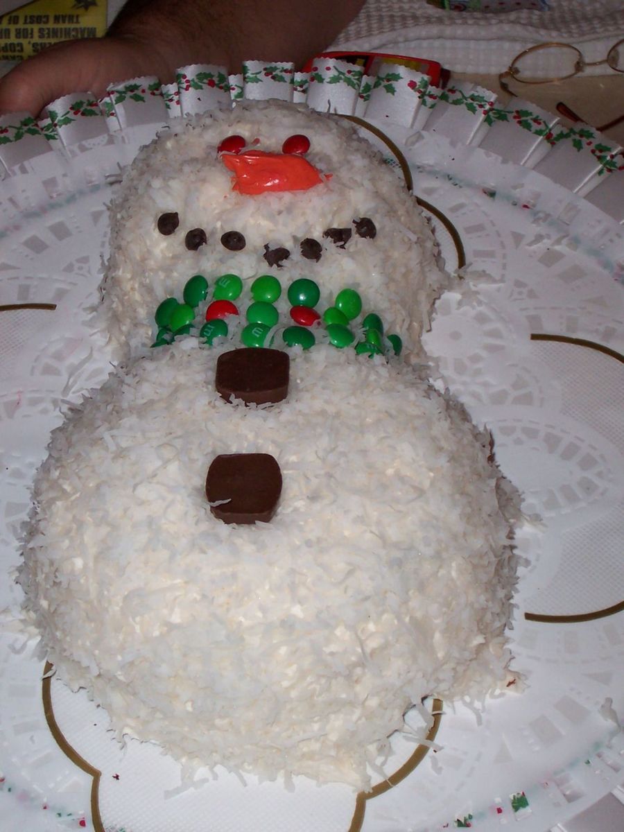 Snowman Cake - CakeCentral.com