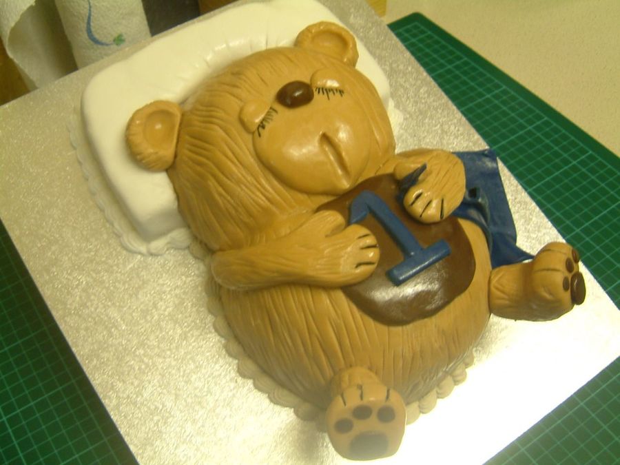 Sleeping Ted!! - CakeCentral.com