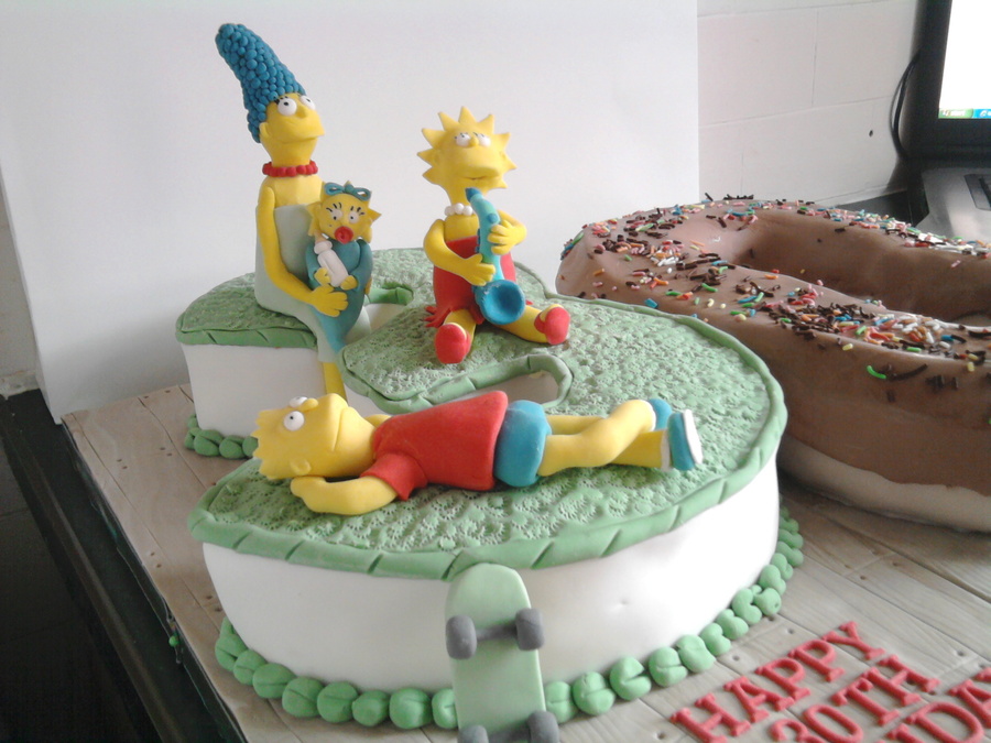 The Simpsons 30Th Birthday - CakeCentral.com