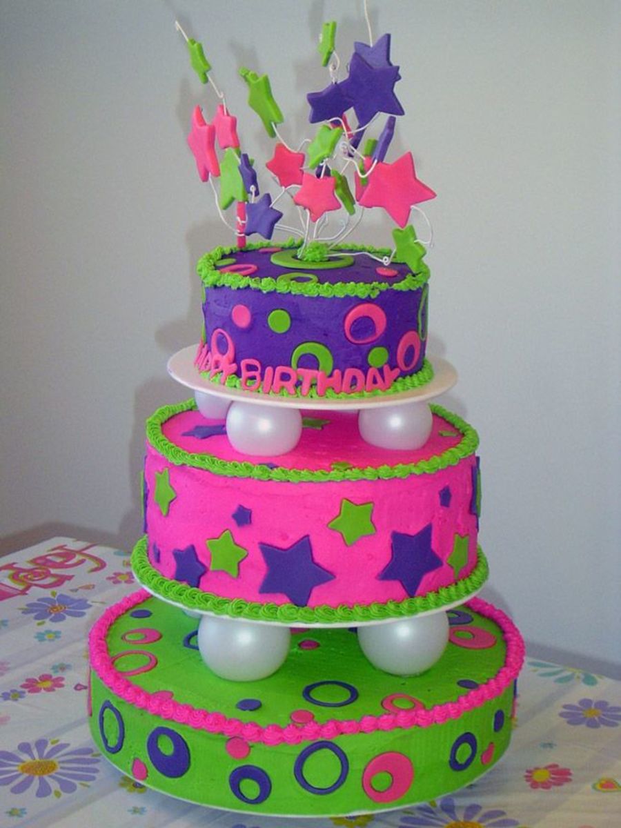 Crazy Birthday Cake - CakeCentral.com
