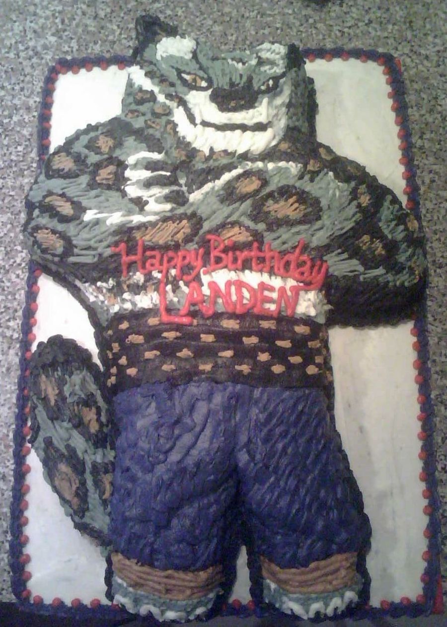 Tai Lung From Kung Fu Panda - CakeCentral.com