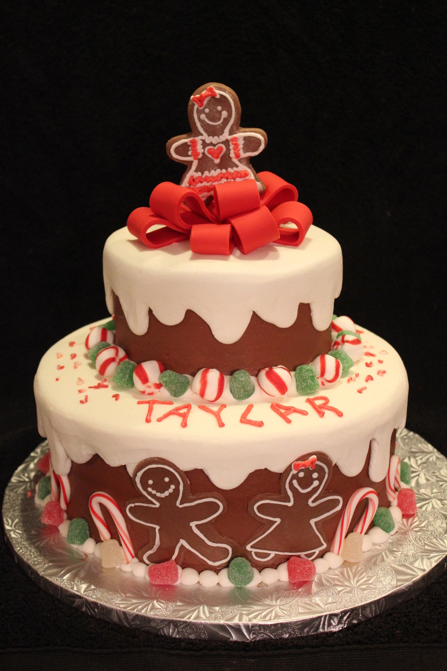 Gingerbread Friends & Candy Canes - CakeCentral.com