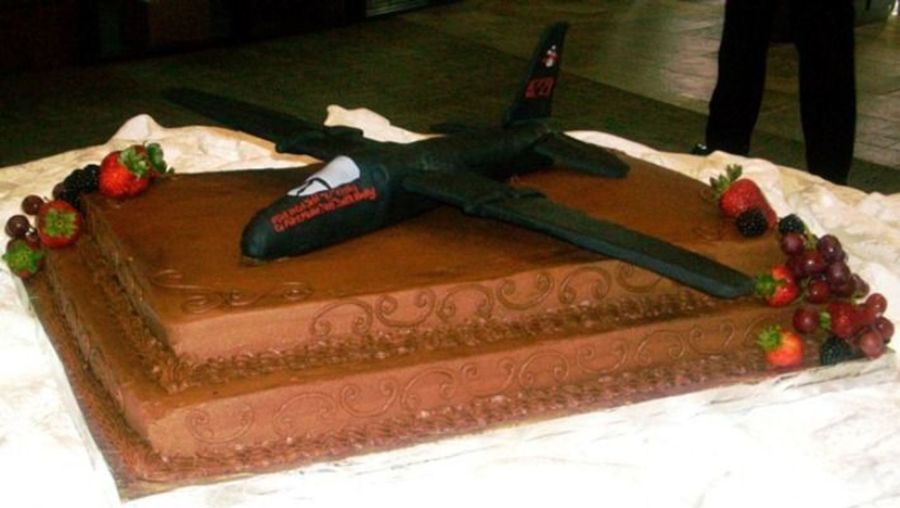 Air Force Pilot's Groom's Cake - CakeCentral.com
