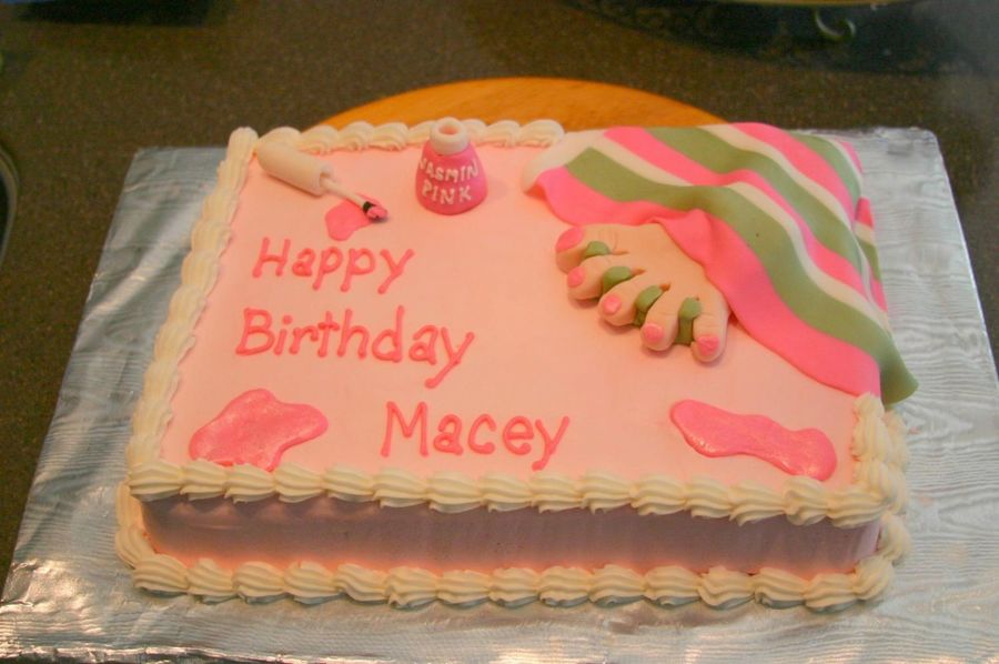 Pedicure Party - CakeCentral.com