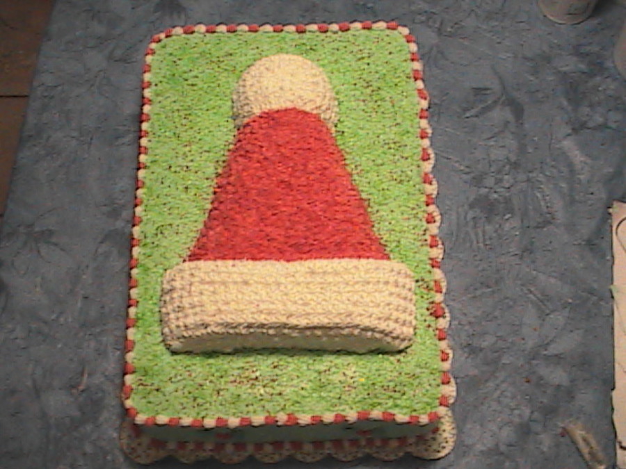 Christmas Hat Cake - CakeCentral.com