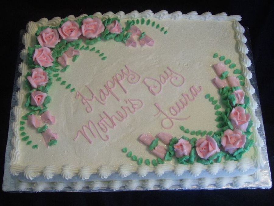 Simple Sheet Cake... - CakeCentral.com