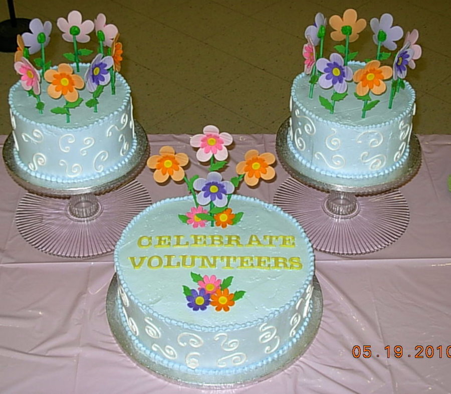 Volunteer Reception Cake - CakeCentral.com