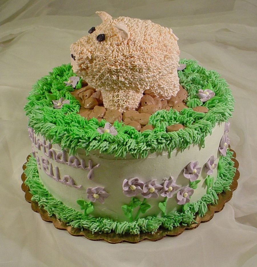 Piggy Cake - CakeCentral.com