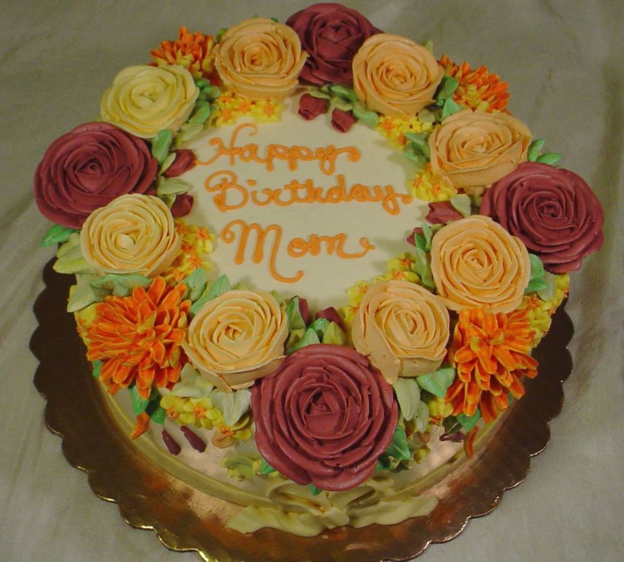 Fall Birthday Cake - CakeCentral.com