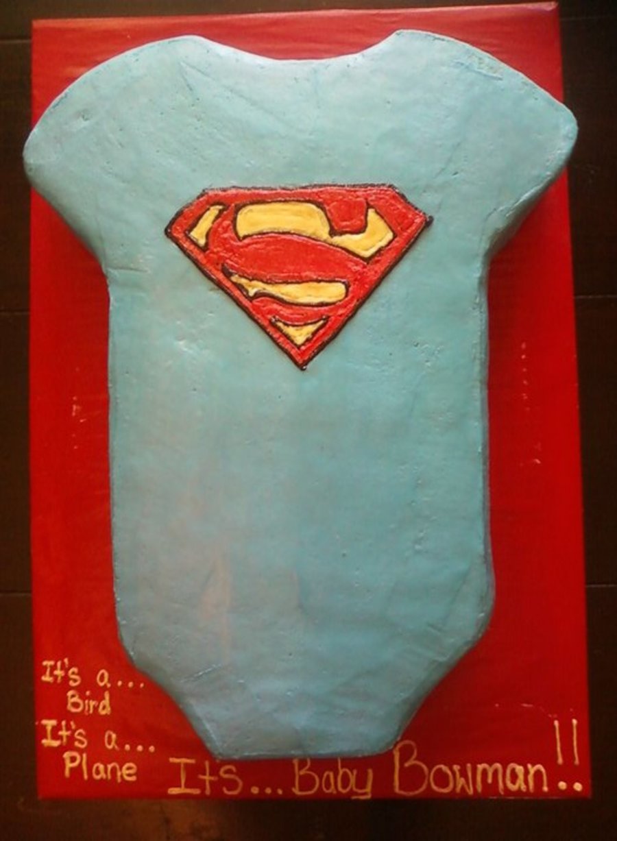 Superhero Onesie - CakeCentral.com