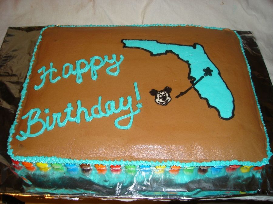 Florida Lover's Birthday Cake - CakeCentral.com