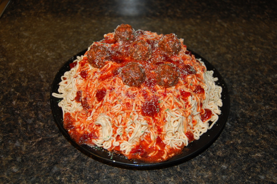Spaghetti And Meatballs - CakeCentral.com