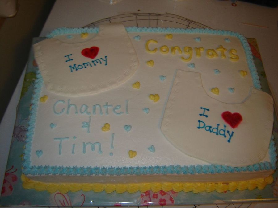 Baby Bib Cake - CakeCentral.com