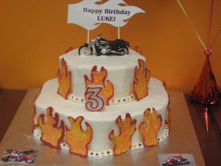 Motorcycle Cake - CakeCentral.com