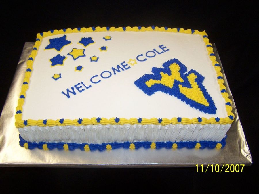 Wvu Baby Shower - CakeCentral.com