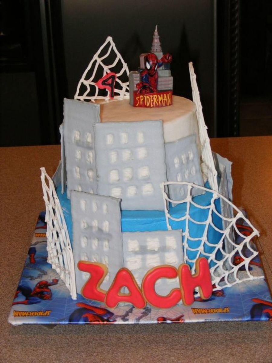 Spiderman Building - CakeCentral.com