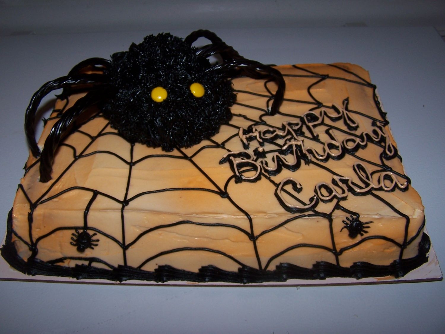 Spider Cake - CakeCentral.com